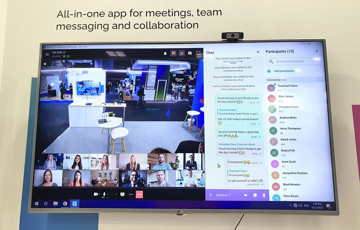 TrueConf посетил выставку Integrated Systems Europe 2022 — Блог о видеоконференцсвязи